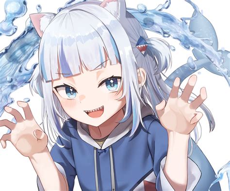 Anime Girls Gawr Gura Hololive Virtual Youtuber HD Wallpaper Rare