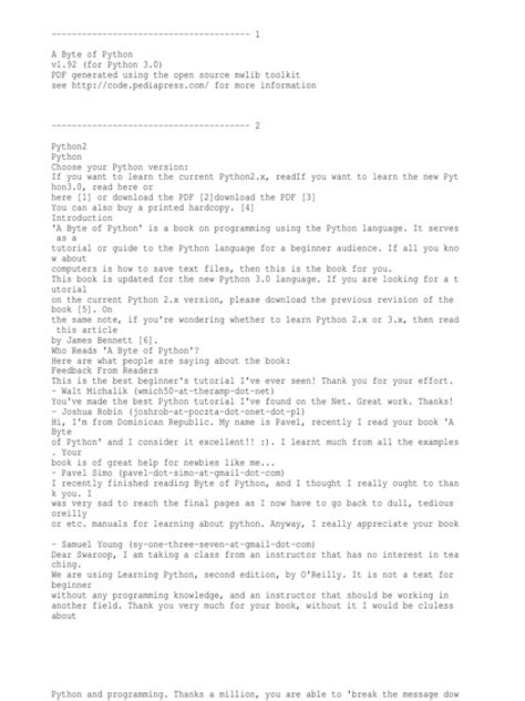 byte of python v192 pdf python programming language perl