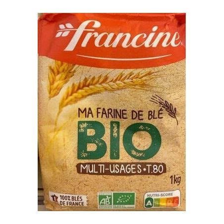 Francine Farine Bio T80 1Kg