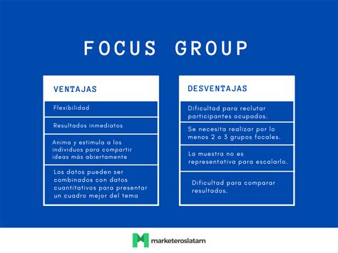 Ventajas Y Desventajas De Los Focus Groups Image To U