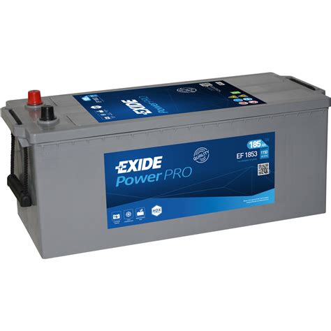 Batería industrial camión Exide Power Pro EF1853 12V 185Ah 185 1150A