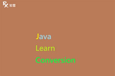 Java Conversion Ruoxue 極客