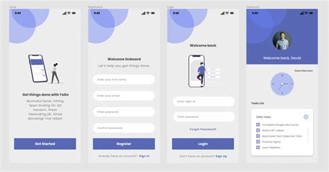 Free Figma UI Kit Task Management Mobile App