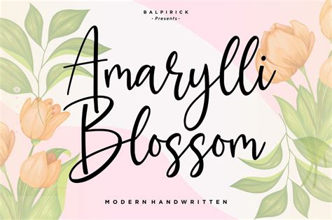 Amarylli Blossom Free Font