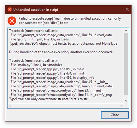 BUG Unhandled Exception Issue 50 Receyuki Stable Diffusion
