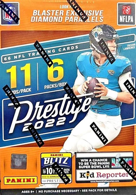 2022 Panini Prestige NFL Football Blaster Box 66 Cards Bx Amazon Ca