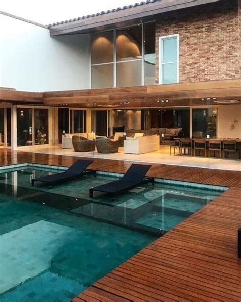 Área Gourmet Piscina 70 Ideias para Fazer na sua Casa Area