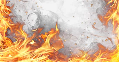 Combustion De La Flamme Fumée Noire Réaliste PNG Flamme La