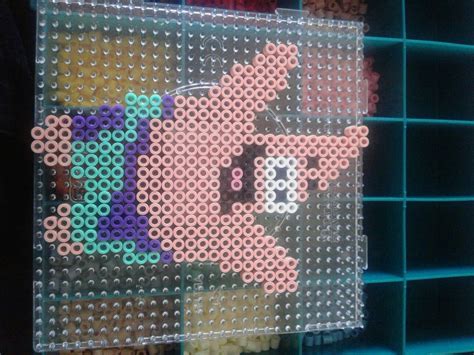 hama Patricio amigo de Bob Esponja Muñecas punto de cruz