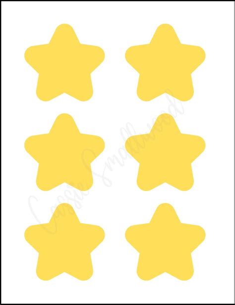 46 Printable Star Templates Tons Of Different Sizes Cassie