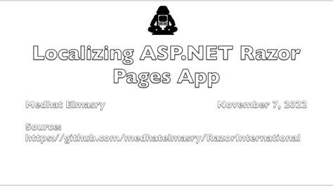 Localizing ASP NET 6 0 Razor Pages YouTube