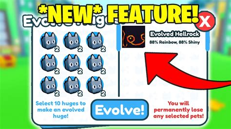 This Feature Allows You To Evolve Huge Pets In Pet Simulator X Free