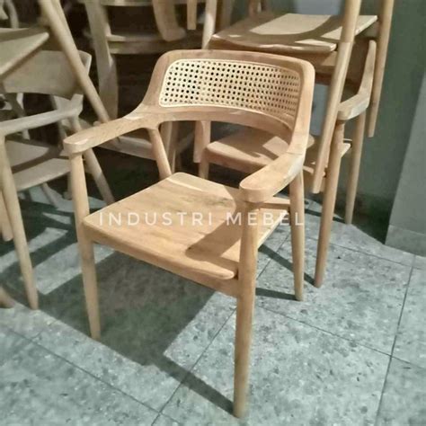 Jual Terbaru Kursi Cafe Hirosima Mix Rotan Kayu Jati Retro