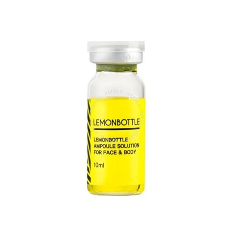 Lemon Bottle Ampoule Solution 1 X 10ml Single Reliable Medicare