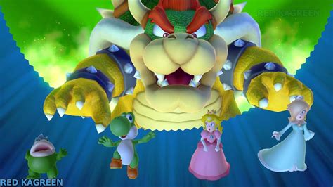 Mario Party 10 Bowser Party Chaos Castle Spike Vs Yoshi Vs Peach Vs
