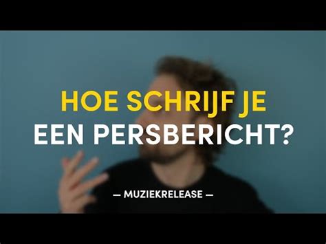 Hoe Schrijf Je Een Persbericht Praktische Tips En Richtlijnen