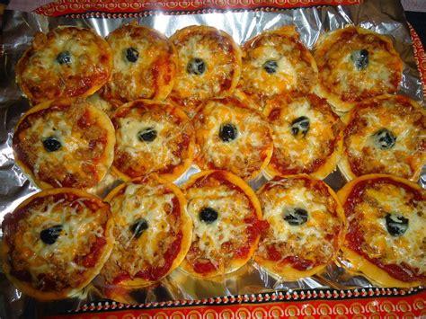Recette Du Mini Pizza Au Thon Et Au Fromage