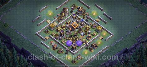 Top Builder Hall Level 9 Anti Everything Base With Link Clash Of