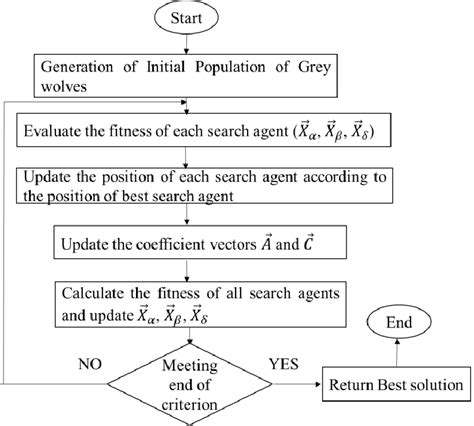 flowchart of gwo algorithm download scientific diagram
