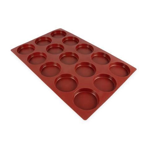 Moule Cylindre Silicone 15 alvéoles Ø105X20 mm 166 ml