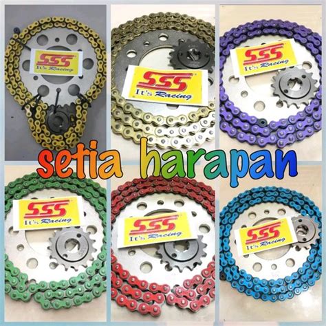 Jual Gear Set Sss 415 Motor Ninja R Dan Ninja Rr Rantai Osaki Warna Di