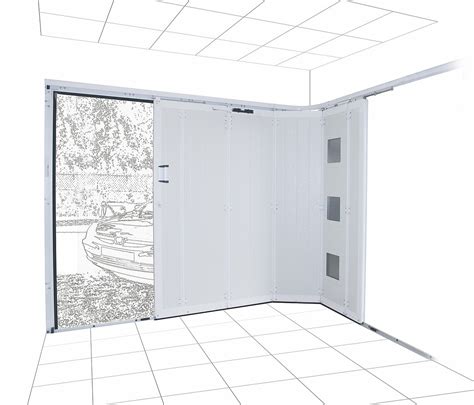 Essence Bord Bourgeon Porte De Garage Coulissante Sur Rail Remise