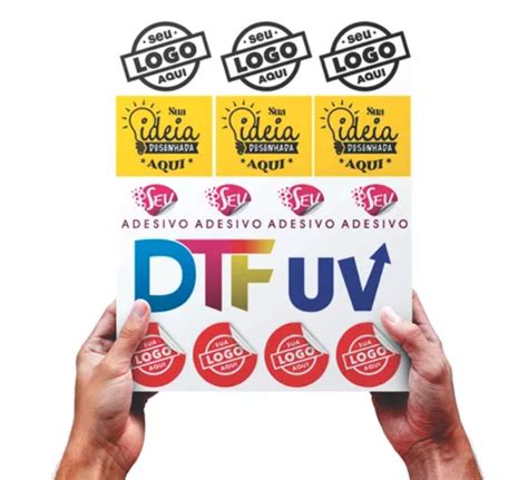 Kit 03 Folha Dtf Uv Tamanho A3
