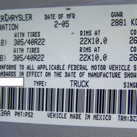 Jeep Wrangler Tj Vin Decoder