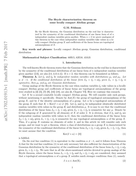 pdf on a characterization theorem for locally compact abelian groups