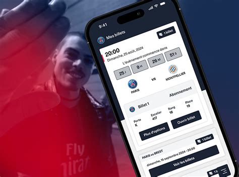 Application Officielle PSG Mon Abo Paris Saint Germain