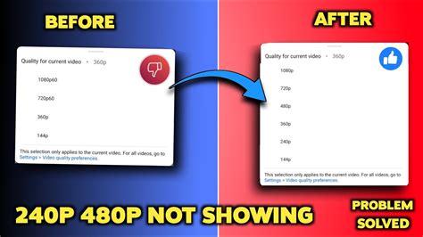 240p and 480p quality not showing how to fix 240p and 480p quality video quality option not
