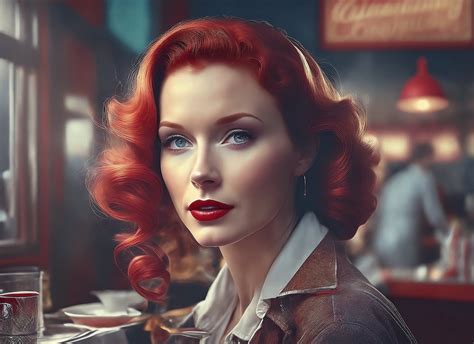 Beautiful AI Redheads Flickr