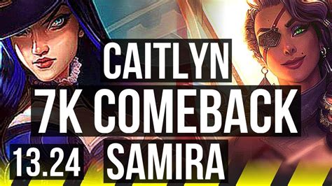 CAIT Galio Vs SAMIRA Blitz ADC Comeback Legendary 13 5 12
