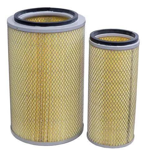Kit Filtro De Ar Interno E Externo Carregadeira Xcmg Lw300kv Frete grátis
