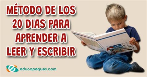 Método de los 20 días para aprender a leer y escribir