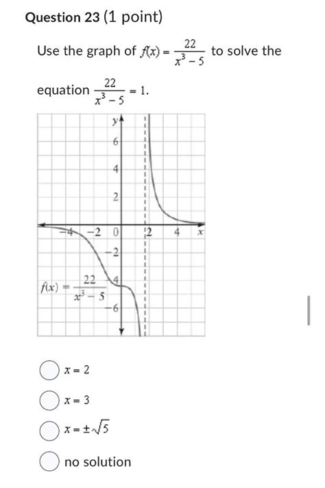 solved use the graph of f x x3−522 to solve the equation