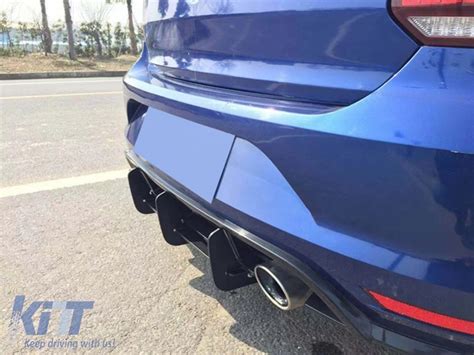Rear Bumper Extension For Diffuser Suitable For VW Polo 6R GTI 2011 2018