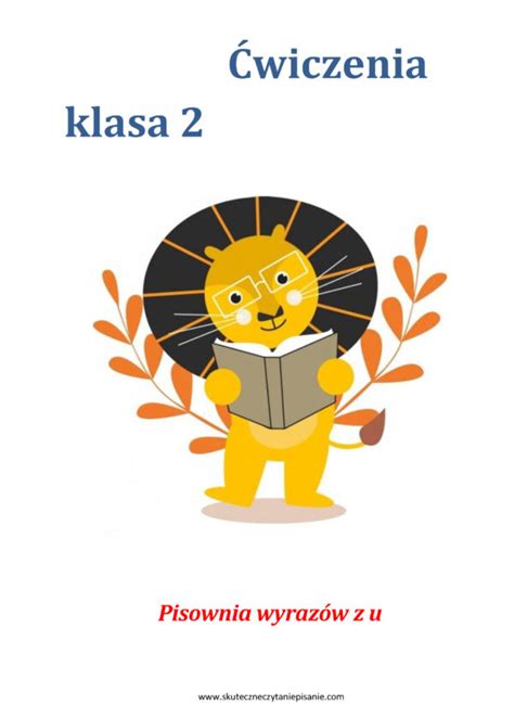 Pisownia wyrazów z u Kolorowe ilustracje i skuteczne metody nauki