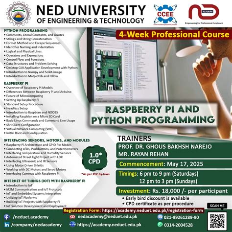 Raspbery Pi And Python Programming Ned Academy Ccee Cmpp Ptmc