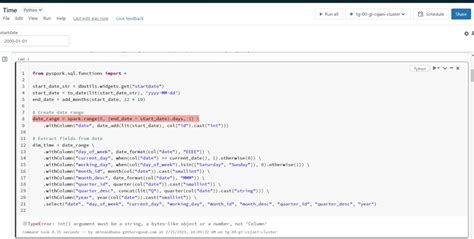 pyspark iam getting this error again and again typeerror unsupported operand type s for
