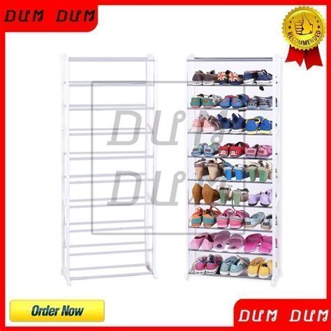 Jual RAK SEPATU PORTABLE RAKIT AMAZING SHOES RACK 10 SUSUN AS SEEN ON