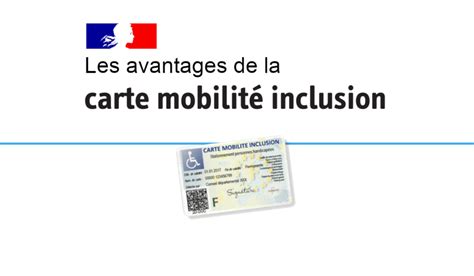 Les avantages de la carte mobilité inclusion CMI