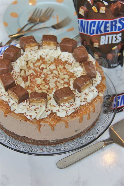 No Bake Snickers Cheesecake Jane S Patisserie