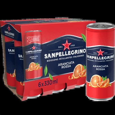 San Pellegrino Aranciata Rossa Blik 6 X 33cl Prik En Tik Zele