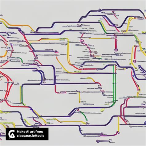 AI Redraw Image Results Make It Like A London Tube Map