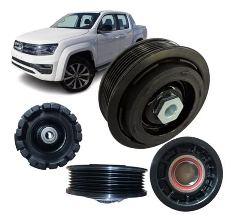 Conjunto Embreagem Polia Compressor Vw Amarok Pk Frete Gr Tis
