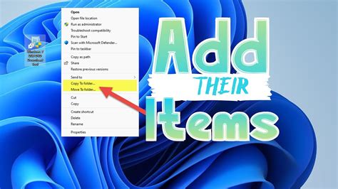 How To Add Copy To Folder And Move To Folder Options To Windows 11