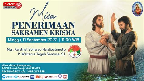 Misa Penerimaan Sakramen Krisma YouTube
