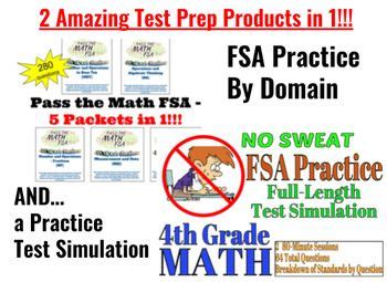 An Advertisement For The 5th Grade Math Test Preps In 1 5 Practice Tests