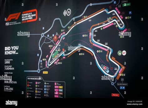 Spa Francorchamps Belgium Th Aug Track Impression F Grand